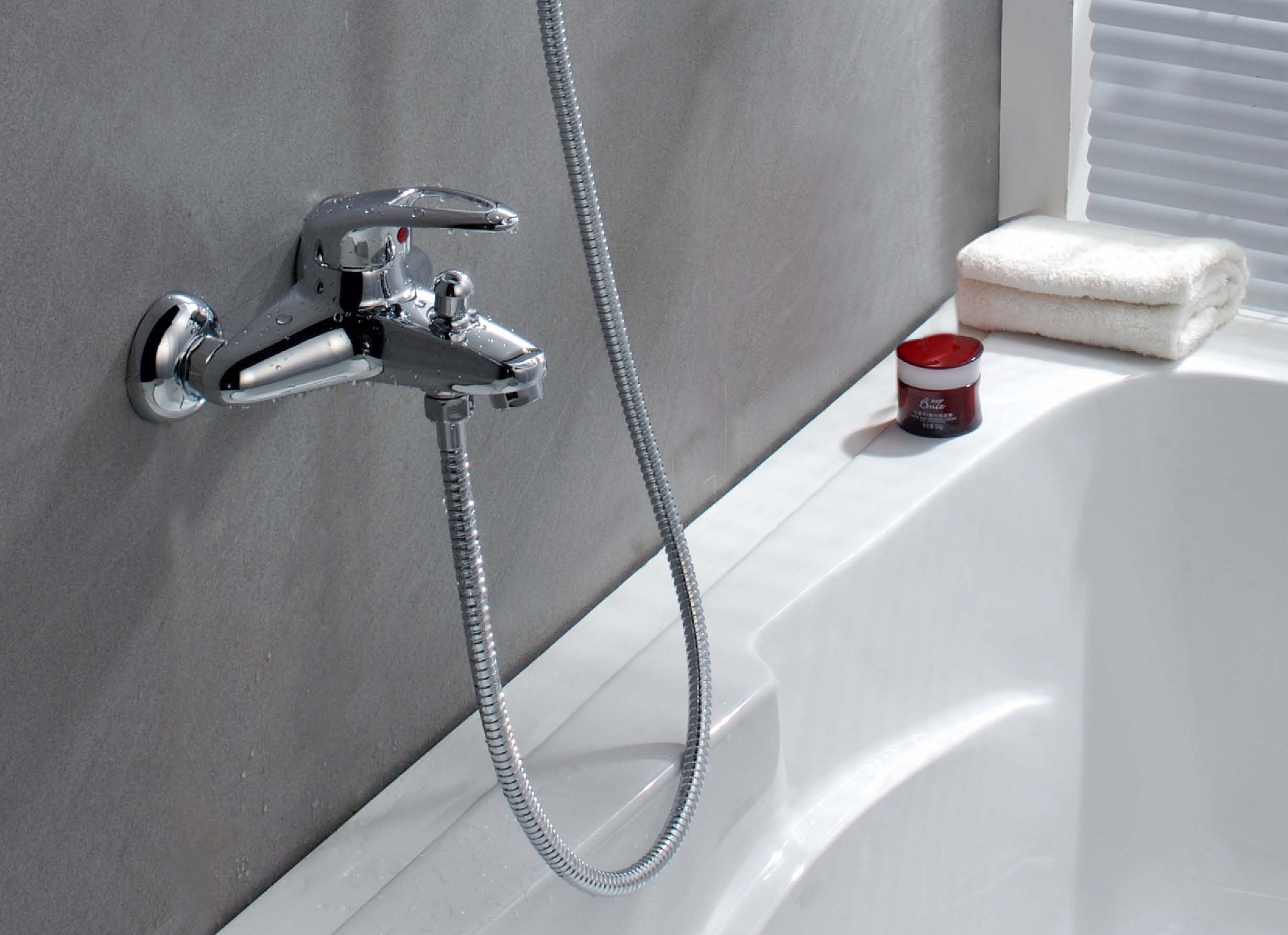 CAE Ares Ring Handle Tub Mixer with Handheld Shower - Chrome | Platinum ... CAE Ares Ring Handle Tub Mixer with Handheld Shower - Chrome | Platinum ...