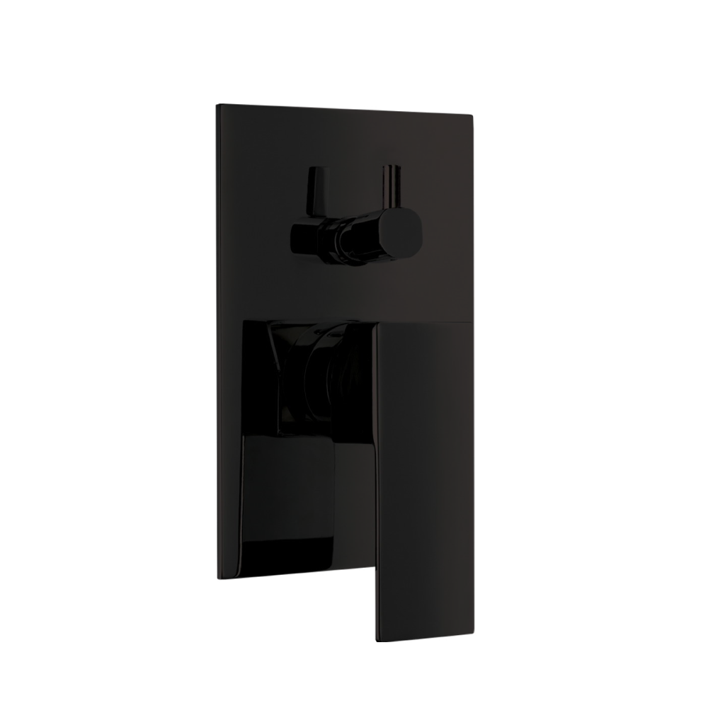 CAE Thames 2-Way Concealed Lever Handle Tub/Shower Mixer- Matte Black ...
