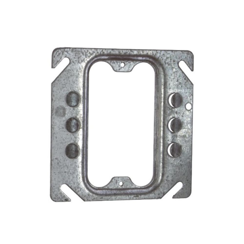 4-Inch Galvanized Raised Square Device Cover 1/4" Raised | Platinum ...