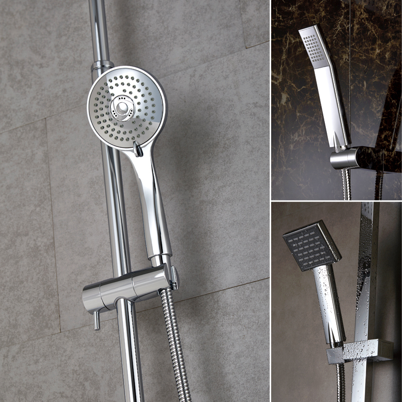 CAE Adjustable Shower Hook for mounting Hand Held Showers- Chrome ...