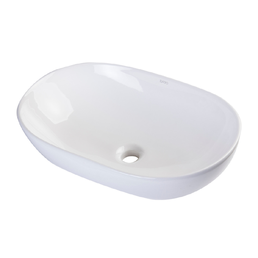 EAGO BA351-1 Vessel Sink - White | Platinum Imports Inc. | Barbados