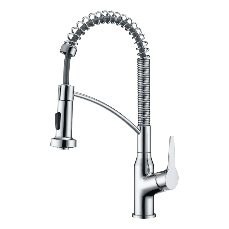 CAE Single Lever Pull Down Kitchen Faucet - Chrome | Platinum Imports ...
