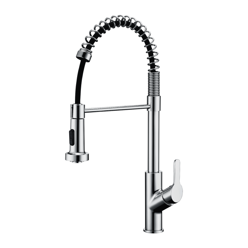 CAE Single Lever Pull-Down Kitchen Faucet - Chrome | Platinum Imports ...