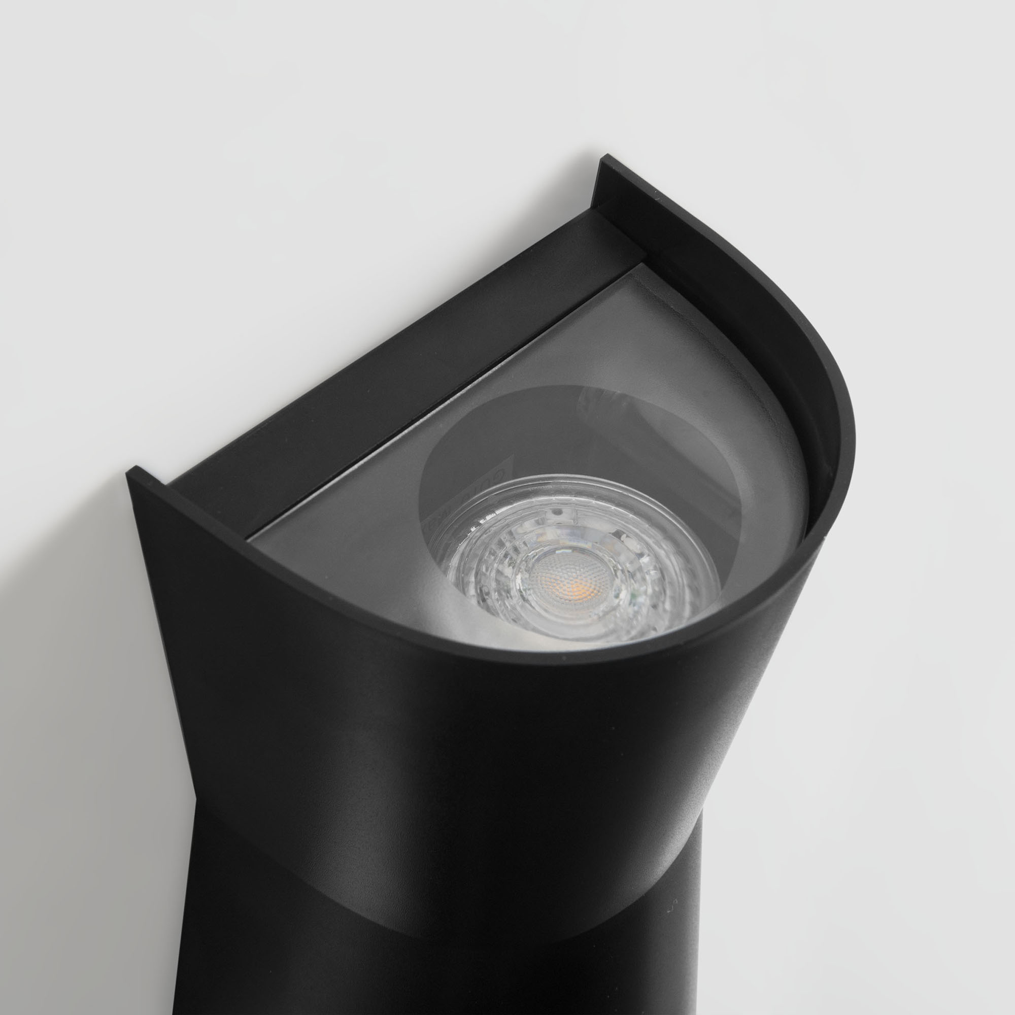 Forlight Prisma Two Directional Outdoor Wall Fixture - Black | Platinum ...