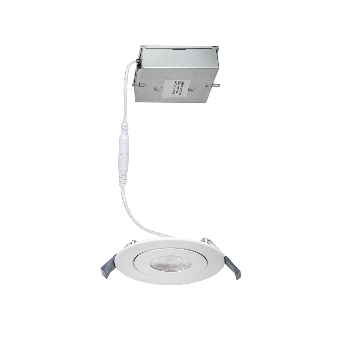 WAC Lotos 4" Recessed Adjustable 45° Downlight - White | Platinum Imports Inc. | Barbados