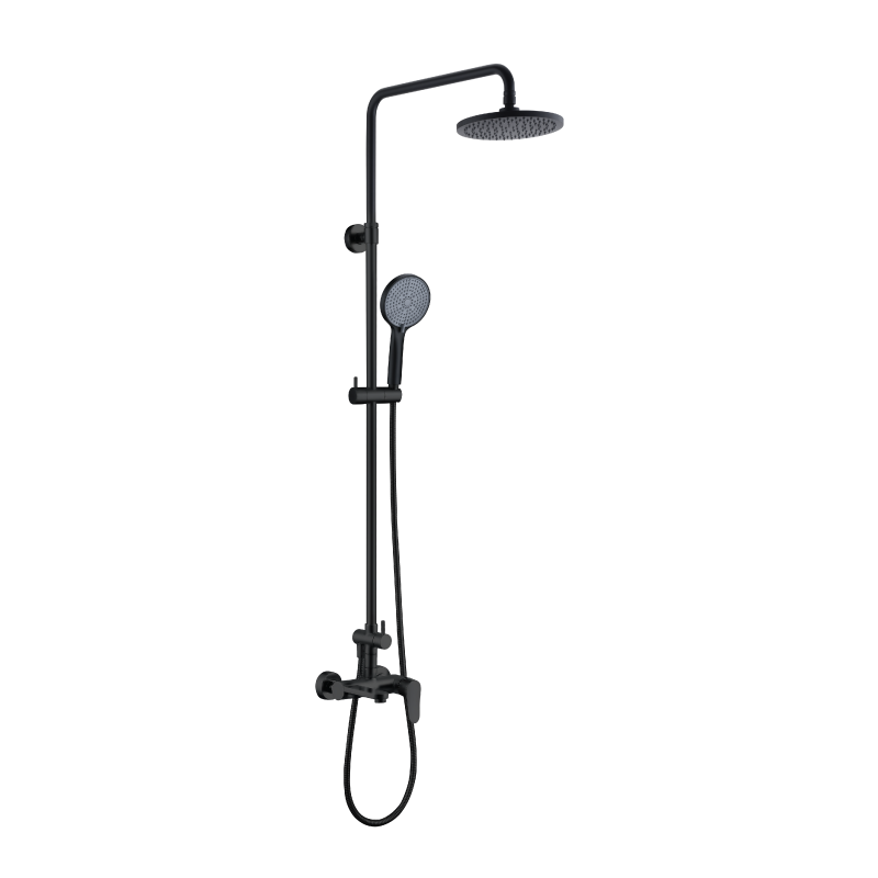 CAE Ledro 3-Way Single Lever External Rain Shower Mixer - Matte Black ...