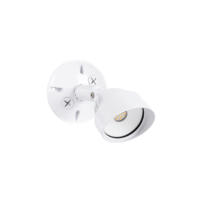 Craftmade 1 Light Outdoor LED Flood - White Finish | Platinum Imports ...