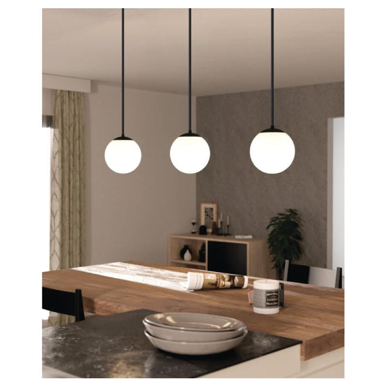 Eglo Rondo Indoor Pendant Light - Black | Platinum Imports Inc. | Barbados