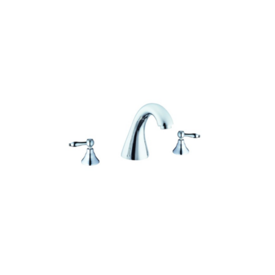 CAE 8 Inch 3 Hole Widespread Lever Handle Vanity Faucet - Chrome ...
