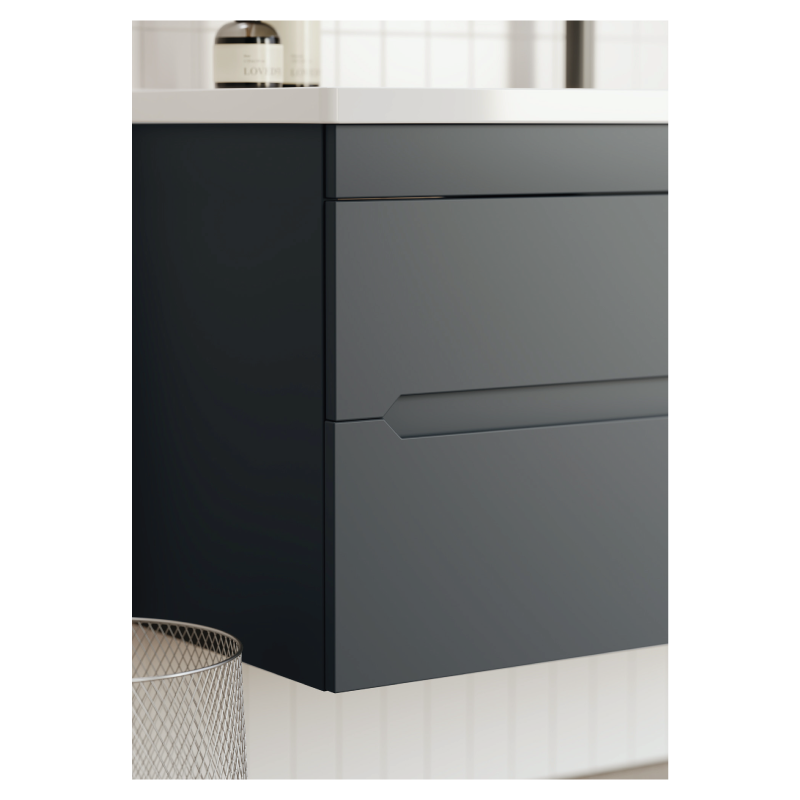 Platinum Trend Cabinet Only - 80CM - Double Drawer - 80W X 46D x 55H CM ...