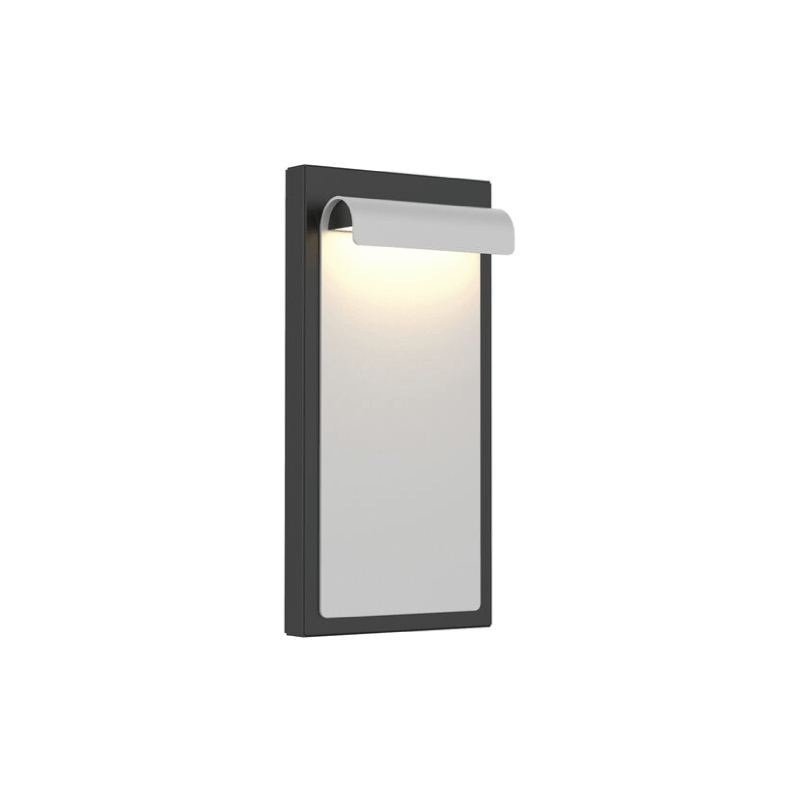 WAC Cap 5CCT Outdoor Wall Sconce - Graphite on Black Finish - Wet Rated ...